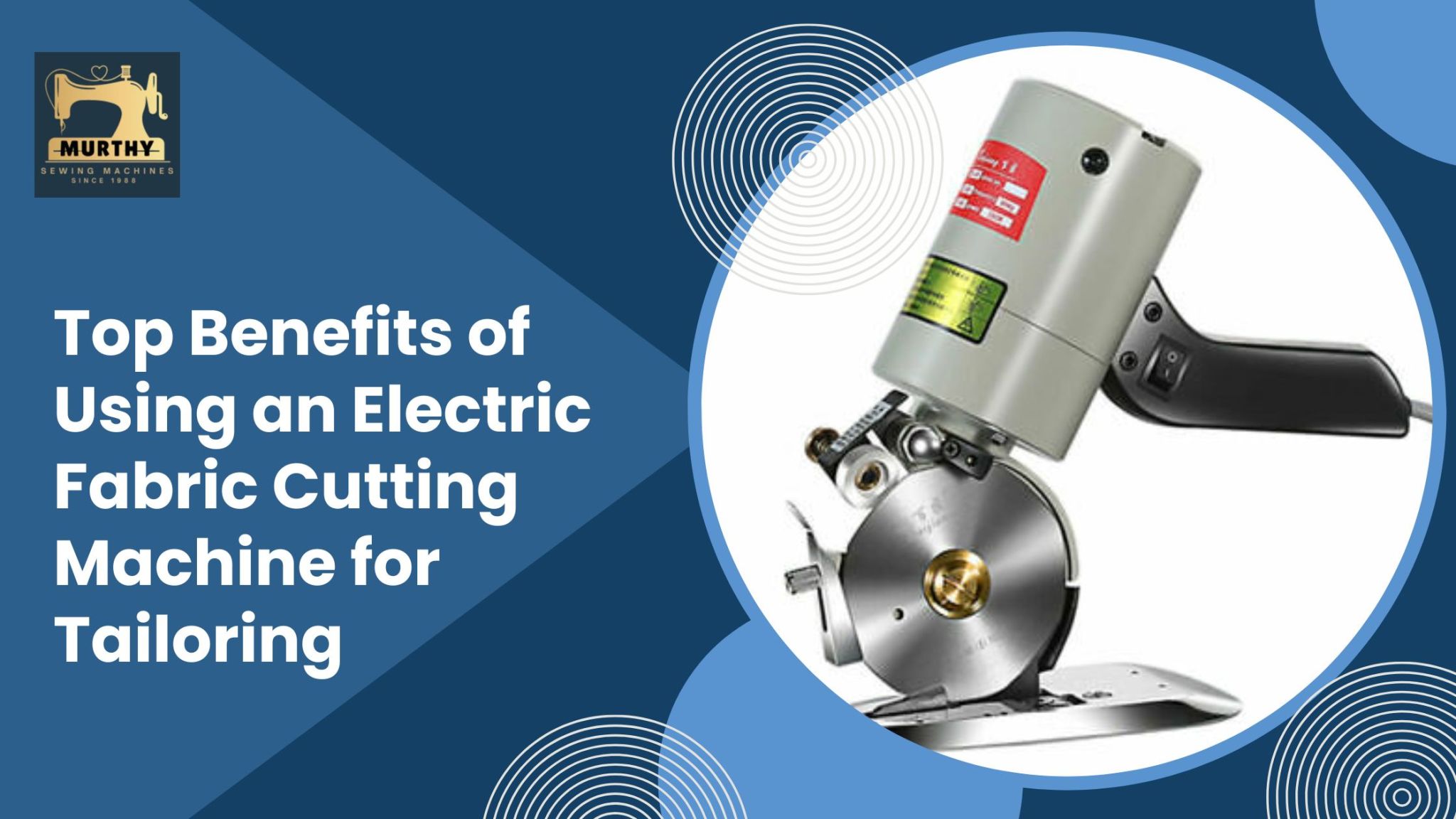 Electric Fabric Cutting Machine for Tailors & Businesses