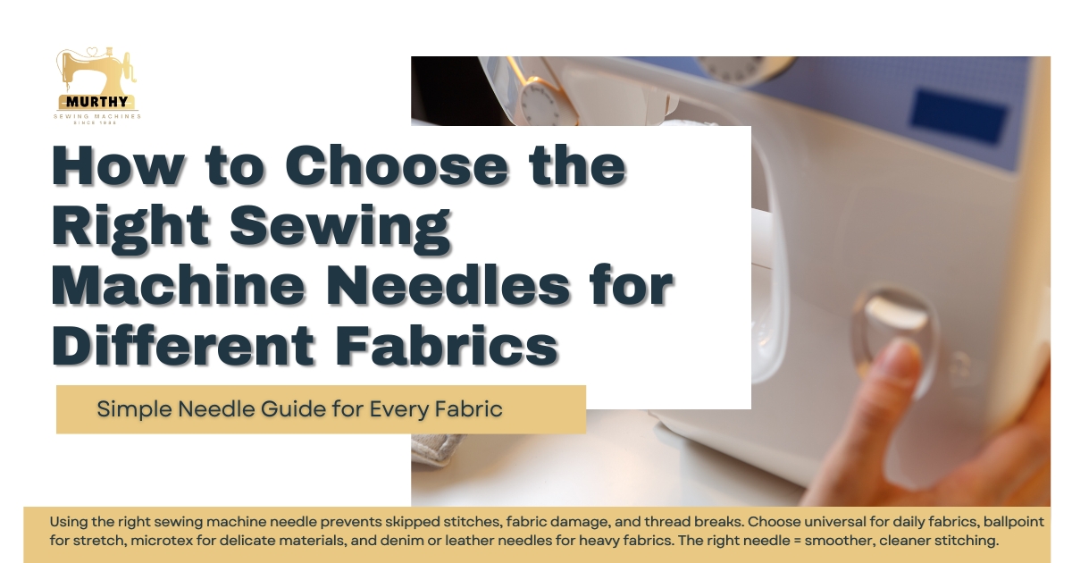 What Is a Lockstitch Sewing Machine and Why Is It Popular?